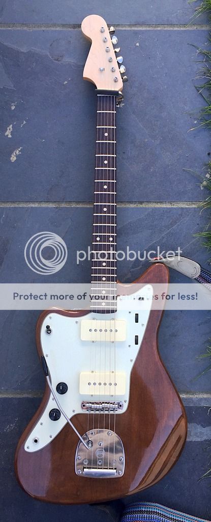Left handed Jazzmaster Build - Walnut Finish - OffsetGuitars.com