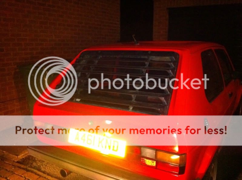 MK1 golf rear window louvre price drop! | Retro Rides