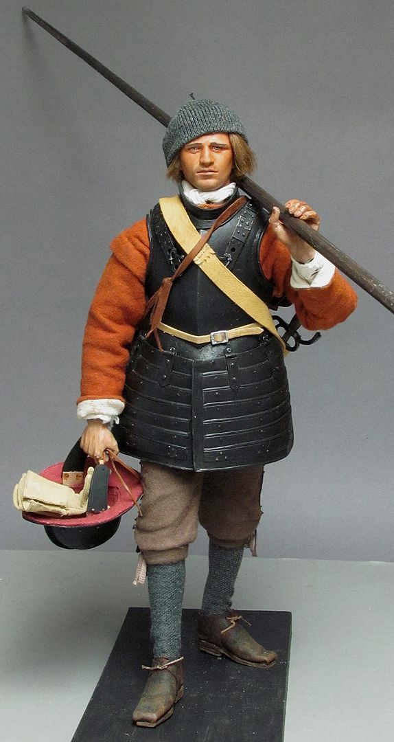 English Pikeman ,1642