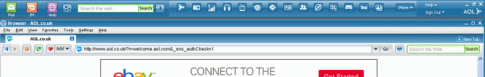 Does my AOL toolbar look right to you? - Web Browsing/Email and Other ...