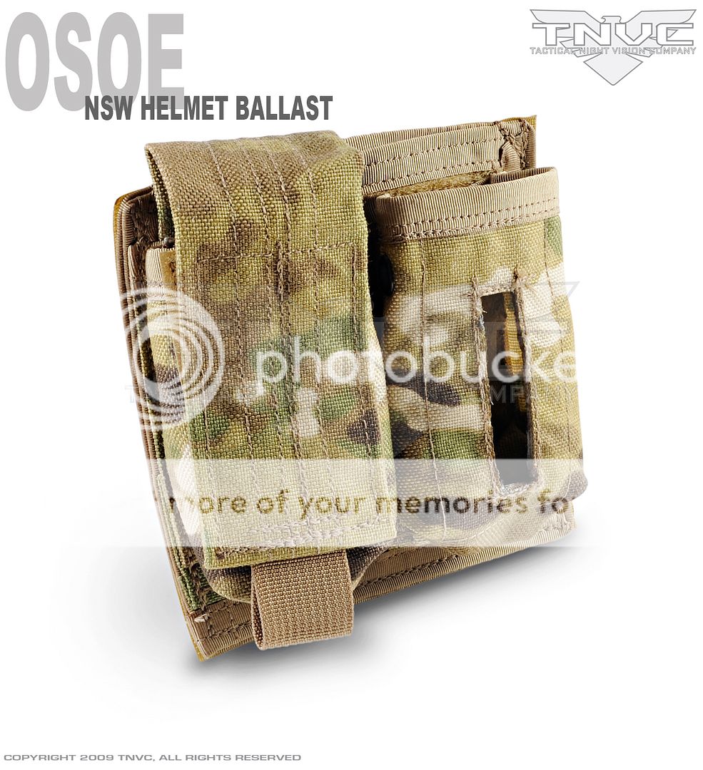 OSOE NSW Helmet Ballast, Battery Pouch, Strobe Pouch - AR15.COM